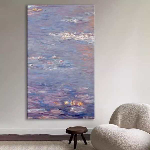 Monet World Famous Paintings Water Lily Murals Hand-painted Porch ...